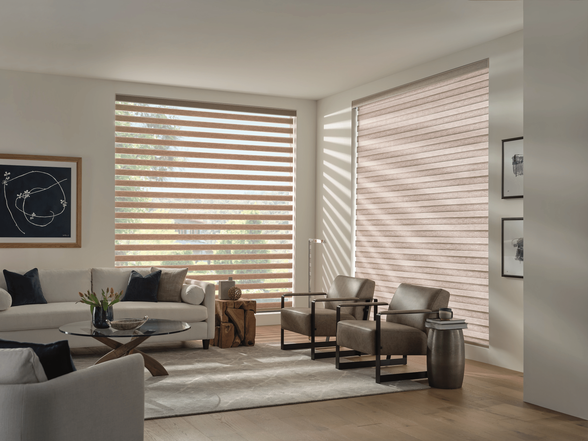 Designer Banded Shades for Every Room | East End Blinds