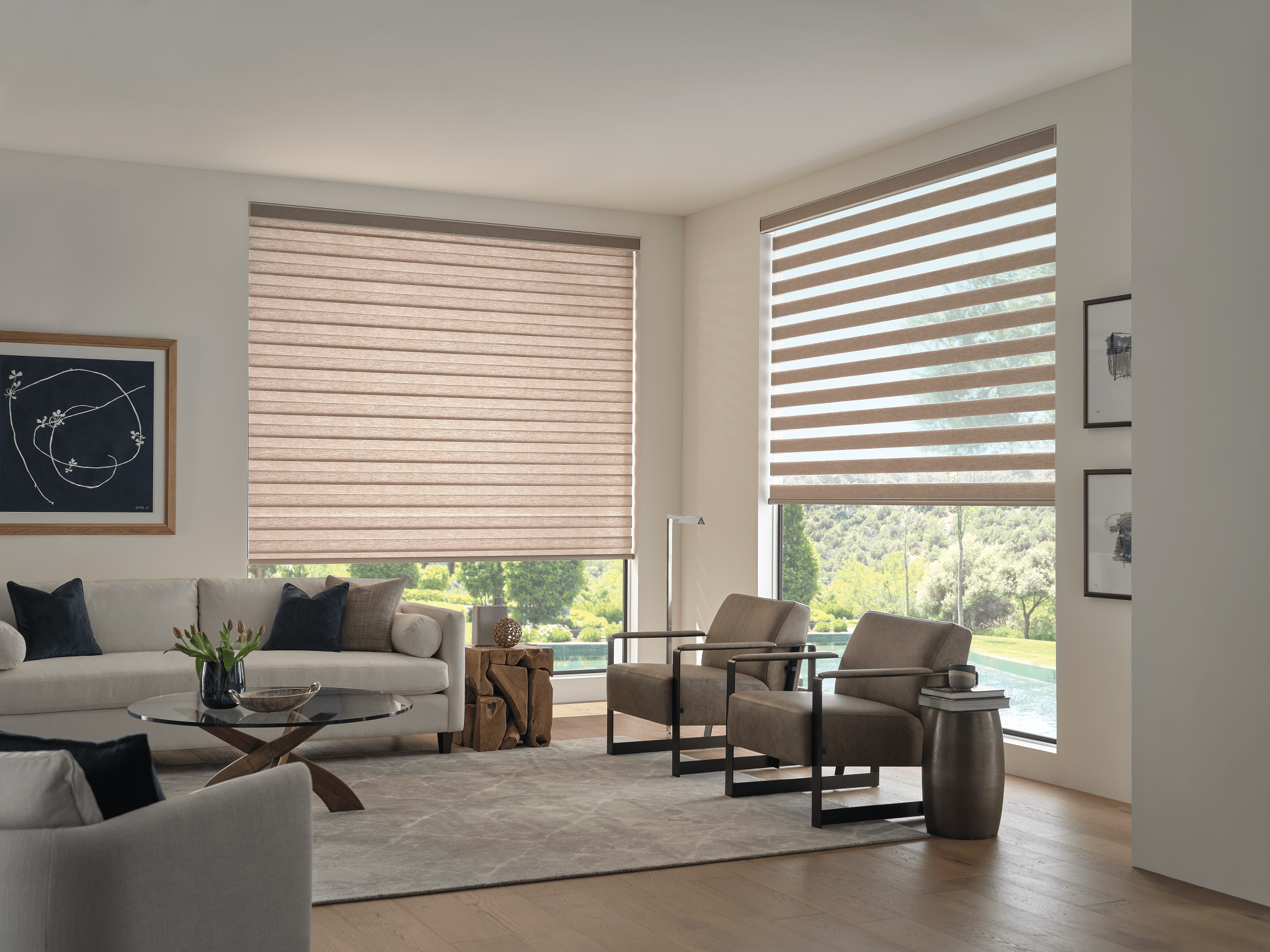 Designer Banded Shades for Every Room | East End Blinds